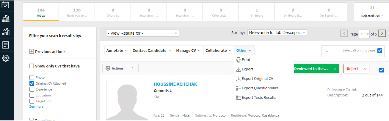 Download original CVs in Bulk effortlessly! – Talentera