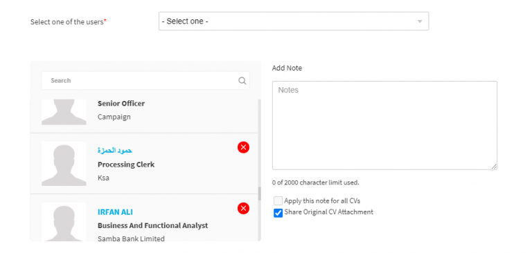Add more details to CV approval request with original CV attachments ...
